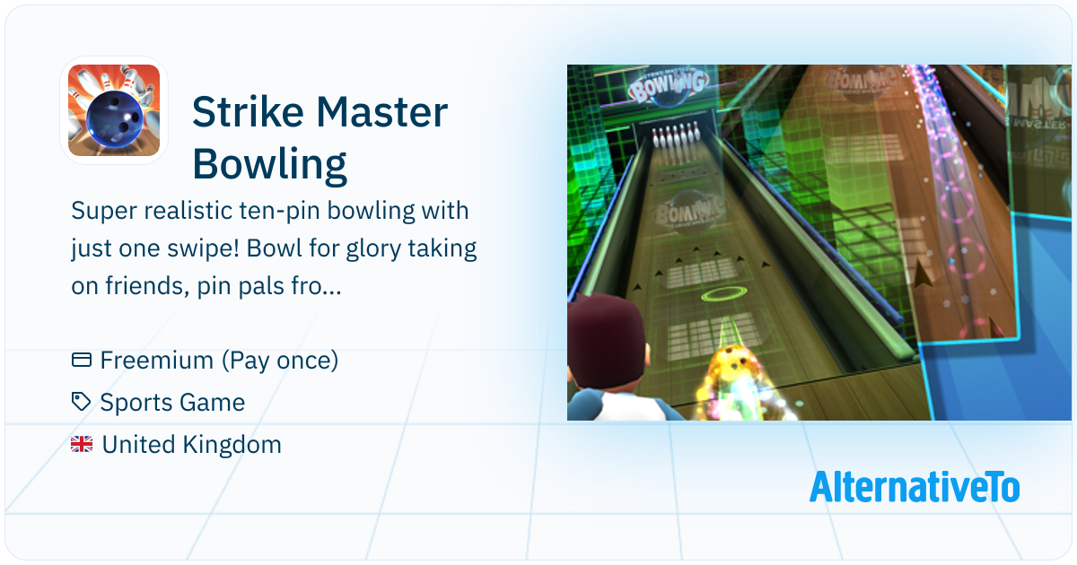 Strike Master Bowling: Easy to play, one-swipe bowling game with local ...