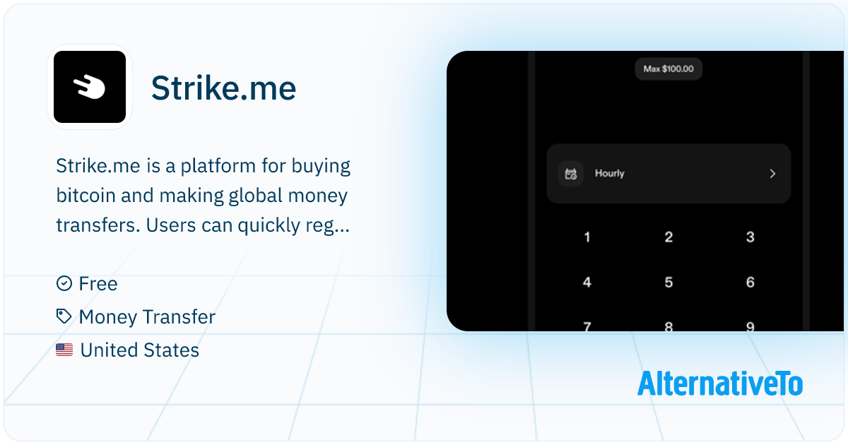 Strike.me: Send & receive money instantly | AlternativeTo