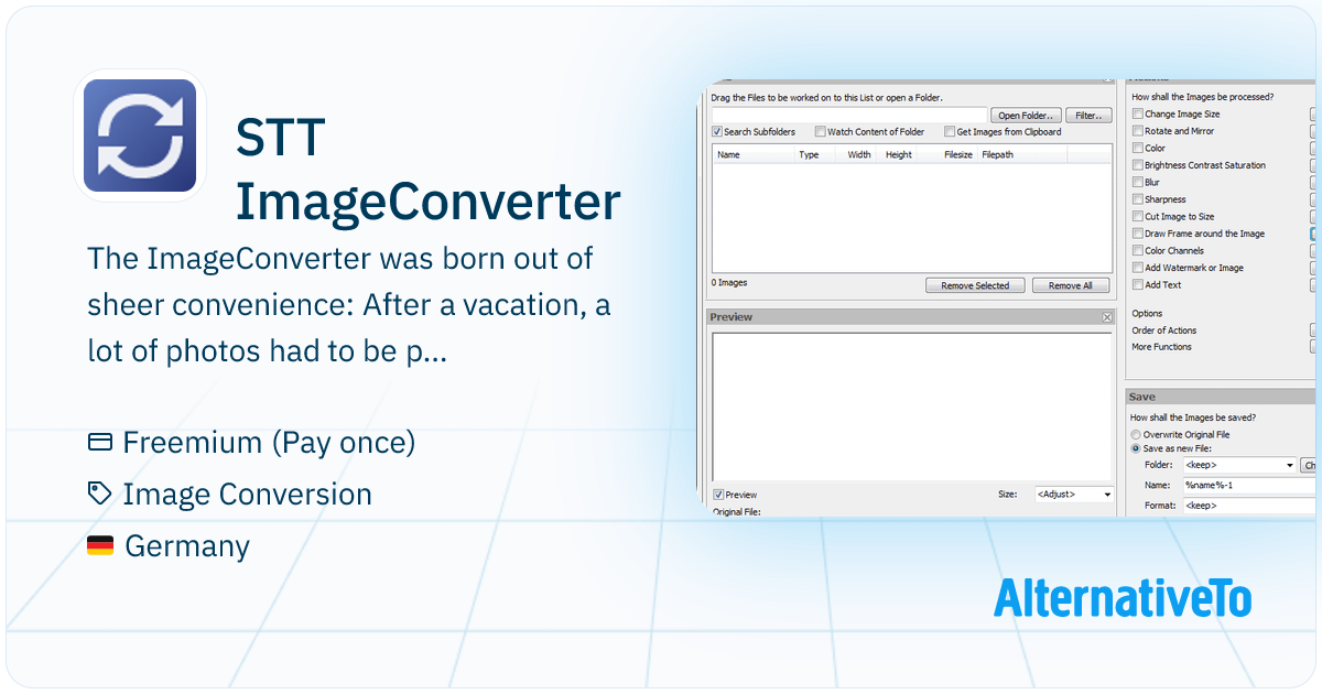 STT ImageConverter: With just one click you can change pictures' sizes ...