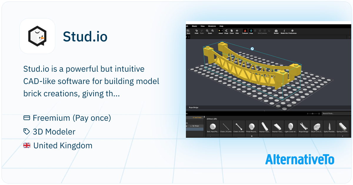 Stud.io: Build LEGO designs online with friends | AlternativeTo