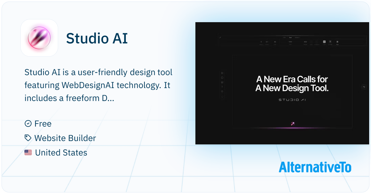 Studio AI: User-friendly design tool | AlternativeTo