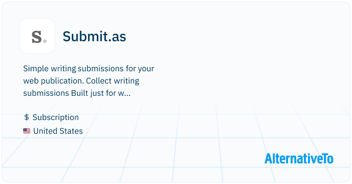 Submit.as: Simple writing submissions for your web publication ...