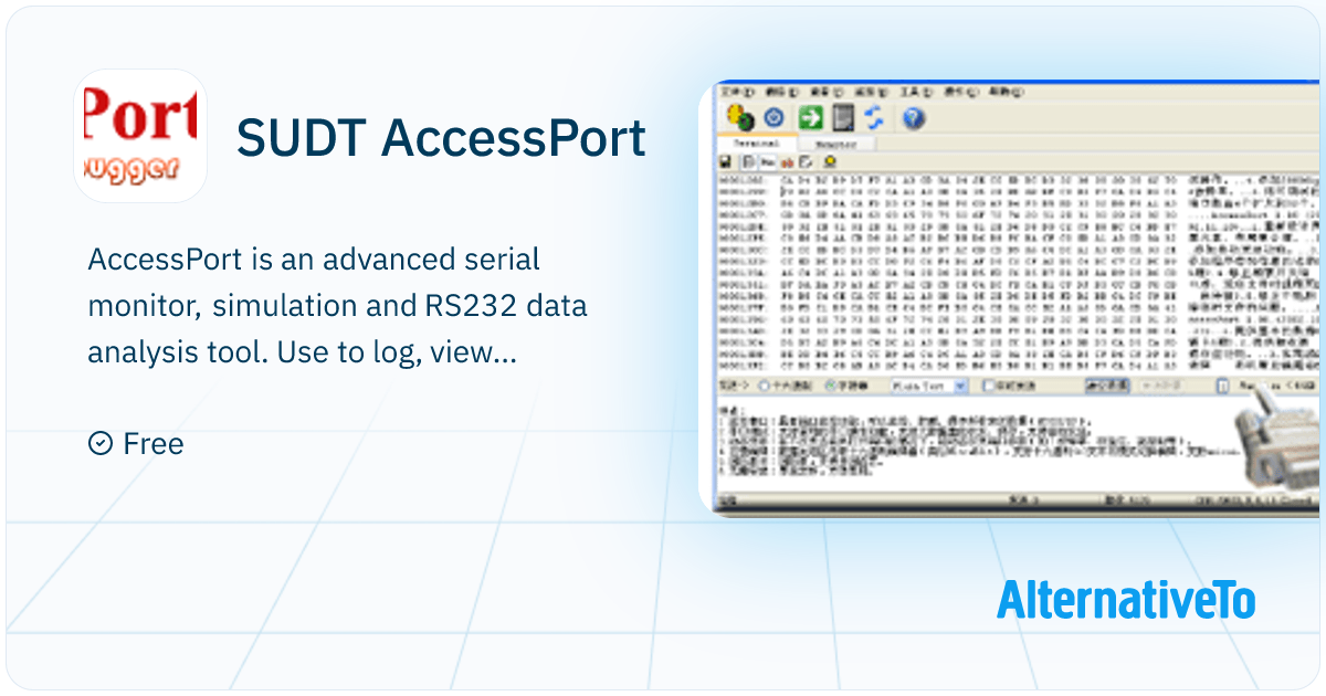 SUDT AccessPort: AccessPort is serial port monitoring tool for ...