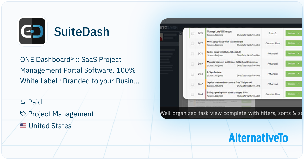 SuiteDash: All-in-one SaaS for projects, CRM, invoicing, and client ...