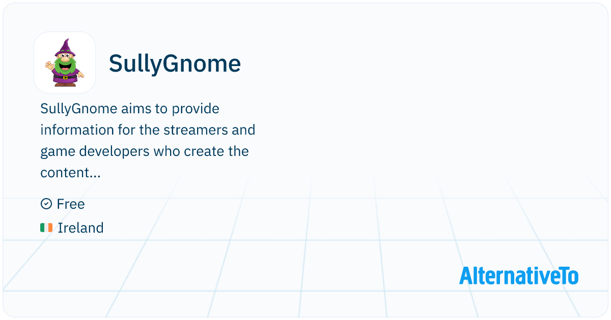 SullyGnome: Aims to provide information for the | AlternativeTo