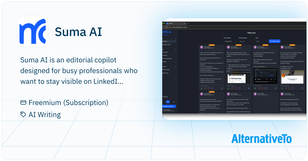 Suma AI: B2B SaaS that automates strategic monitoring and transforms it ...