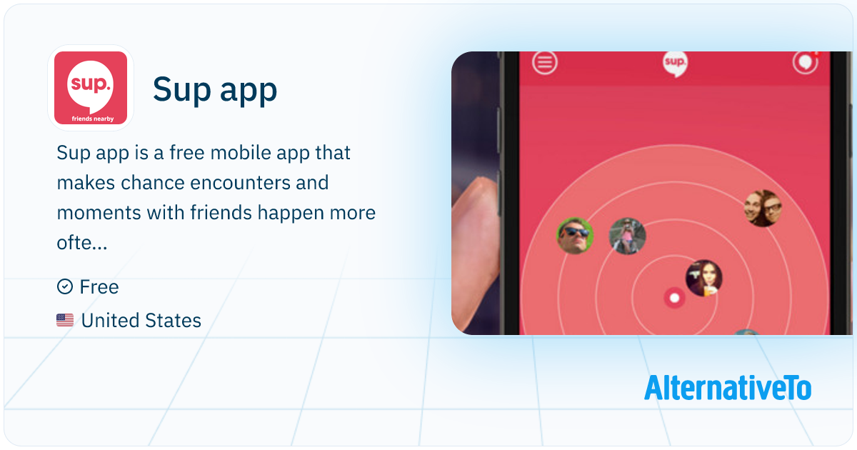 Sup app: See friends nearby without the creep factor | AlternativeTo