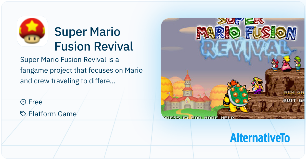 Super Mario Fusion Revival: Fangame project | AlternativeTo