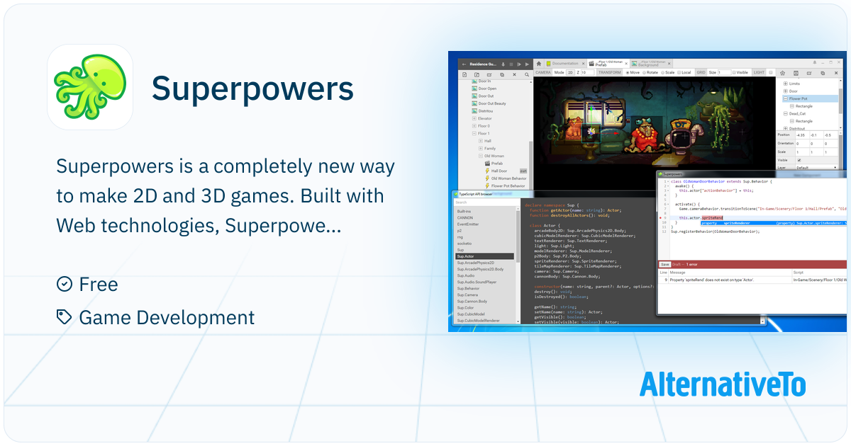 Superpowers: HTML5 development environment for making 2D and 3D games ...