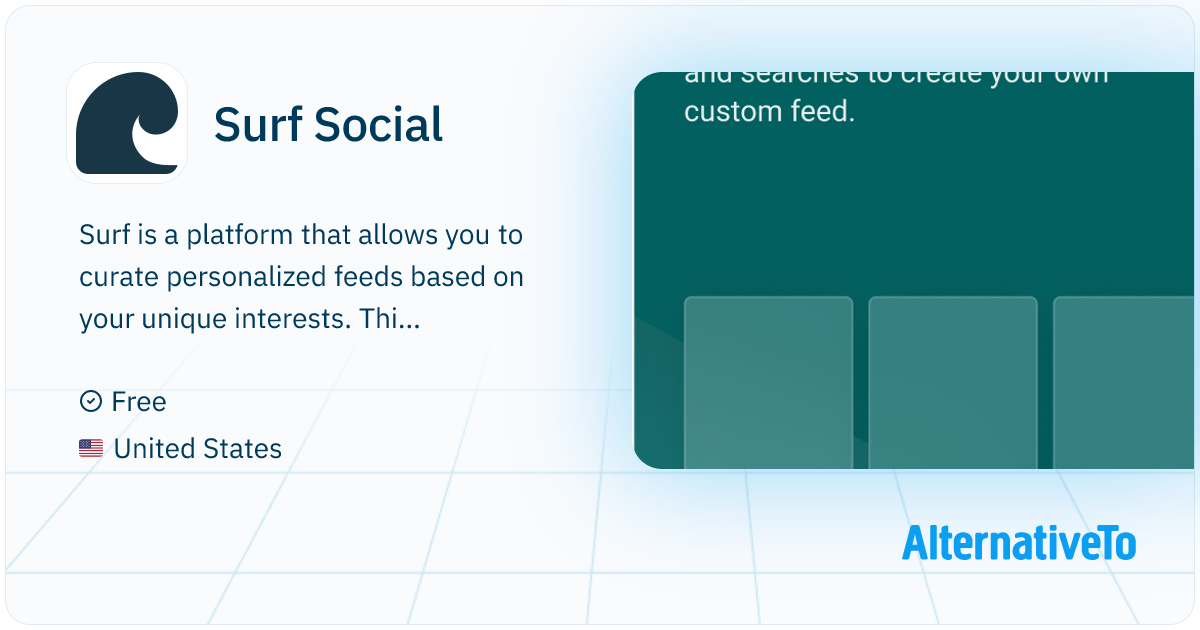 Surf Social: Custom feeds from multiple social platforms | AlternativeTo