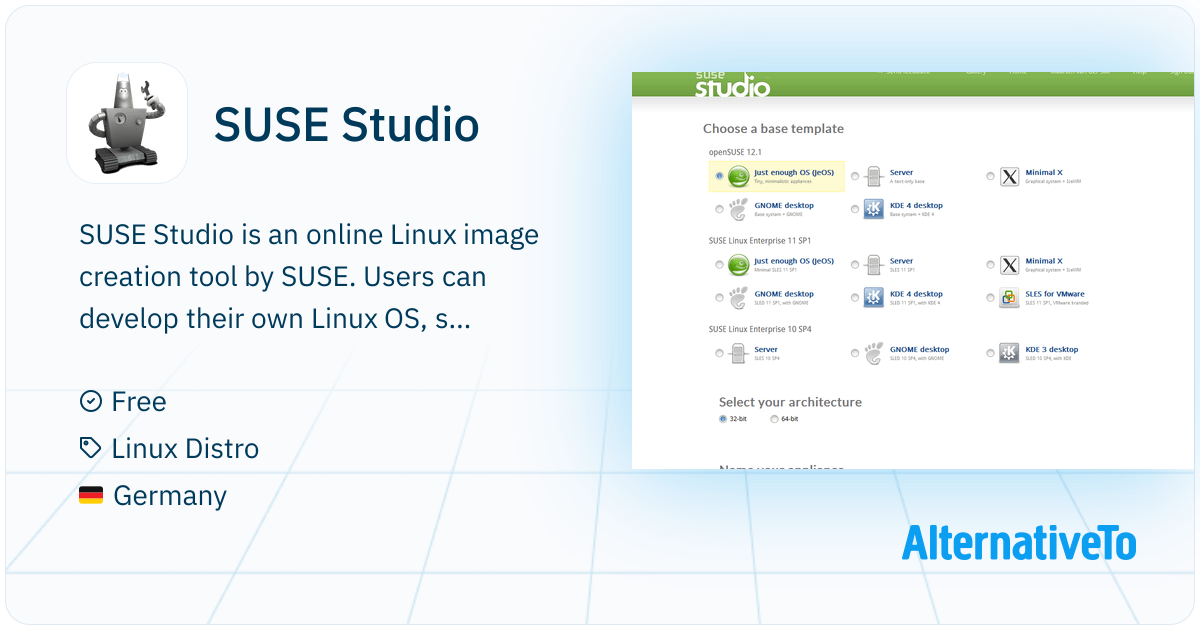 SUSE Studio: Create your own Linux OS, with GNOME, KDE, etc ...