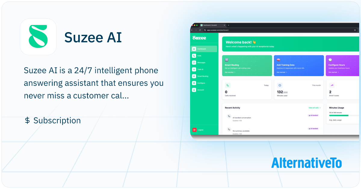 Suzee AI: Let Suzee Ai Handle Your Business Calls 24/7 – So You Can ...