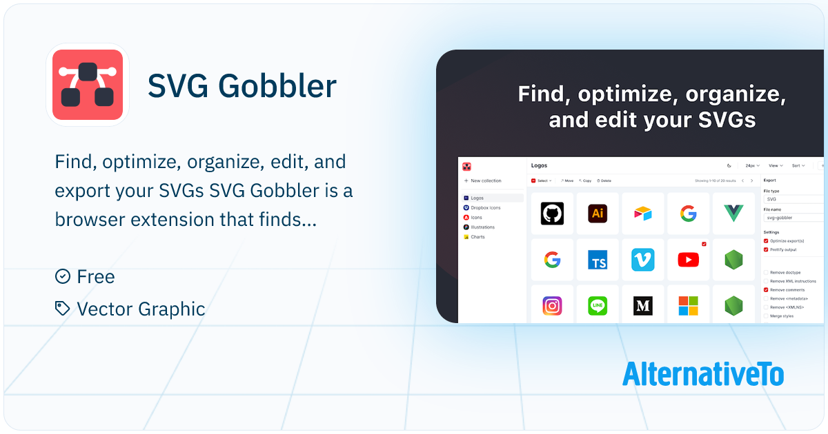 SVG Gobbler: Open source browser extension for finding, editing ...