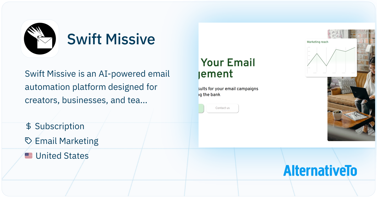 Swift Missive: B2B SaaS ESP that helps you attract new customers to ...