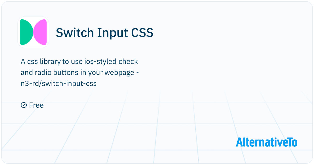 Switch Input CSS: An awesome CSS library that let's you add iOS-like ...