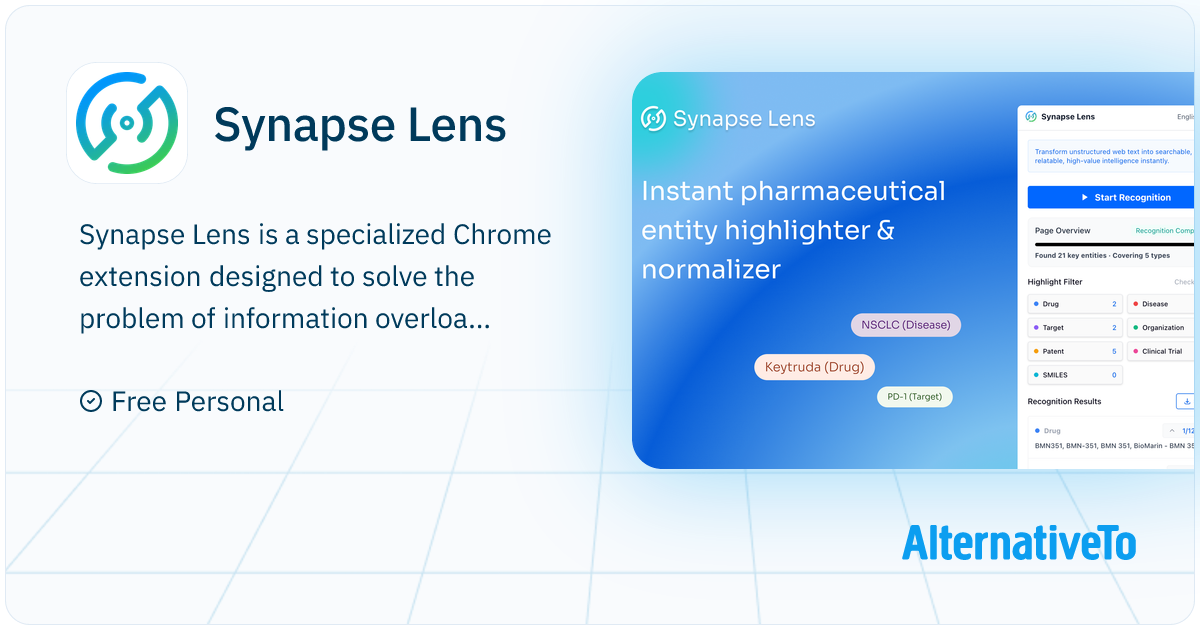 Synapse Lens: Biomedical information reading accelerator for entity ...