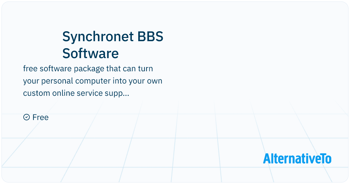 Synchronet BBS Software: Free software package that can turn your ...