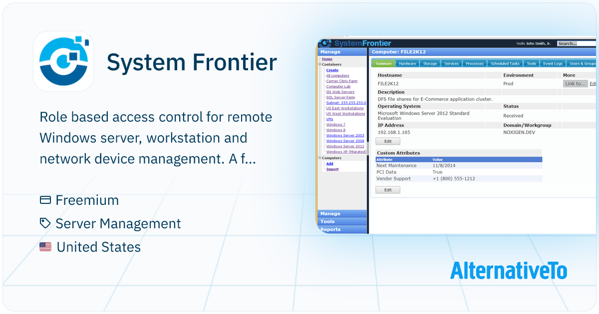 System Frontier: Role based access control for remote Windows server ...