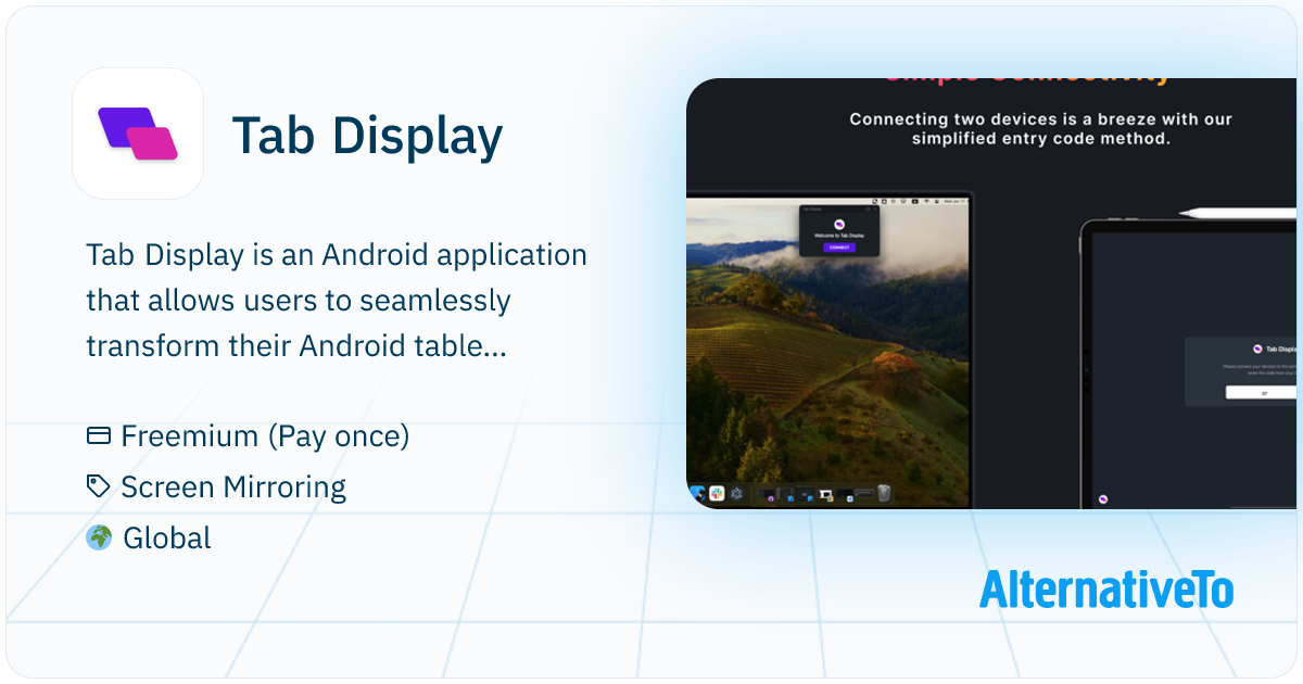 Tab Display: Seamlessly transforms your tablet into a second monitor ...