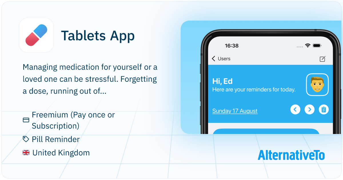 Tablets App: Simple, ad-free medication reminder for iPhone, iPad, and ...
