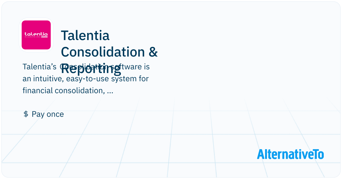 Talentia Consolidation & Reporting: Talentia’s Consolidation software ...