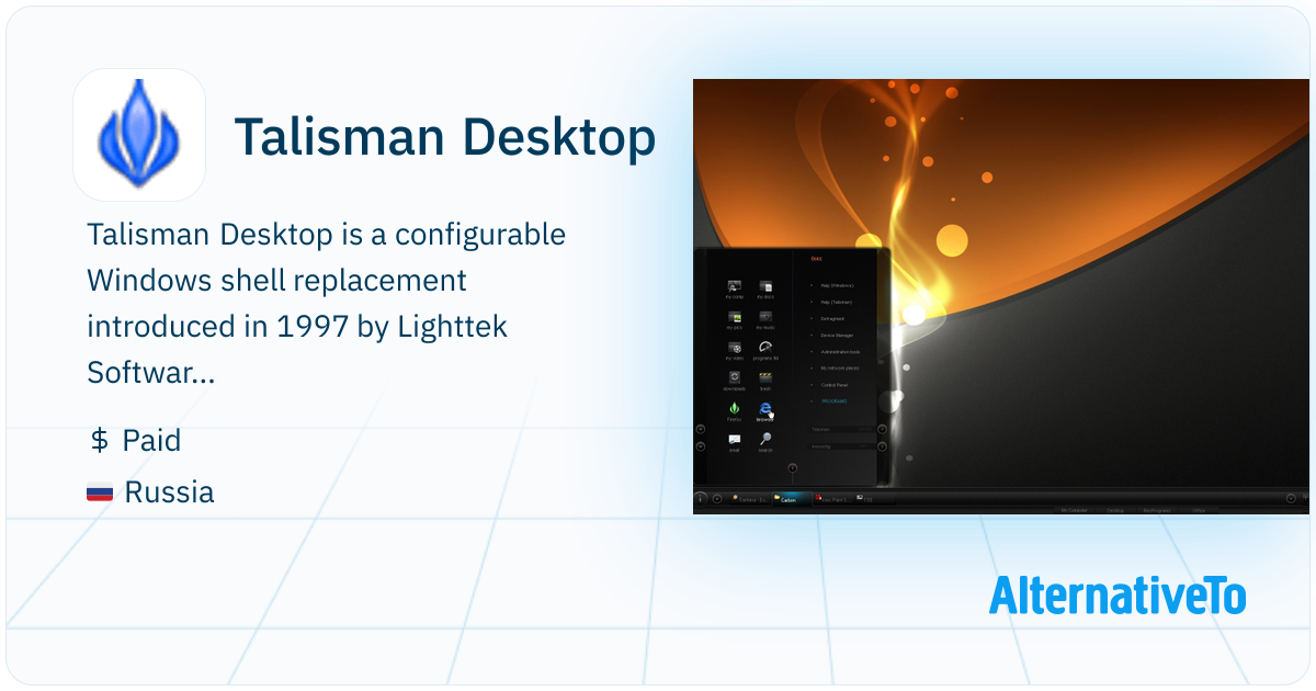 Talisman Desktop: Configurable Windows shell | AlternativeTo