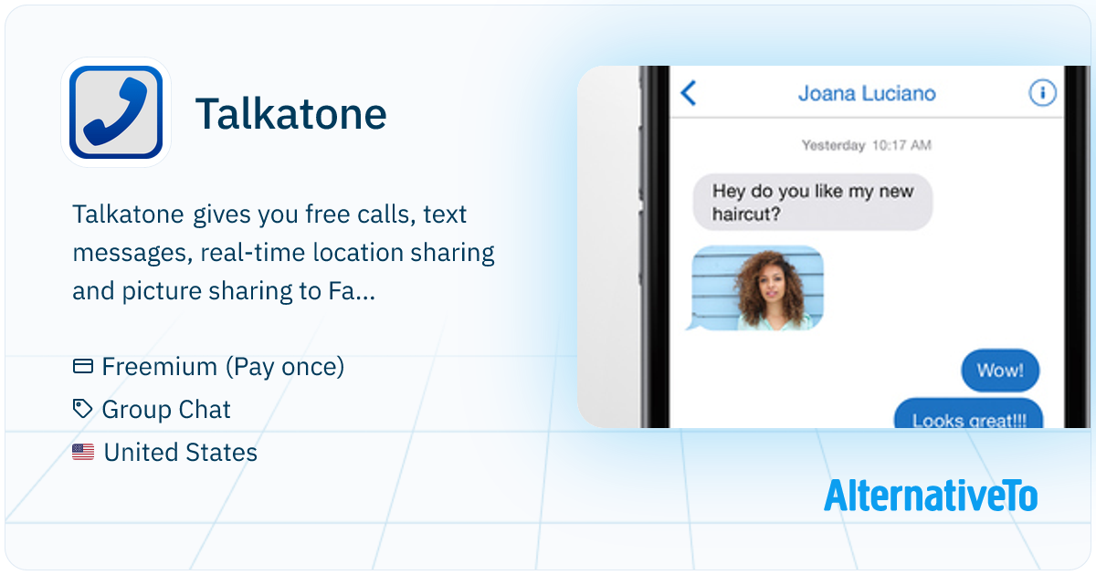 Talkatone: Gives you free calls, text messages | AlternativeTo