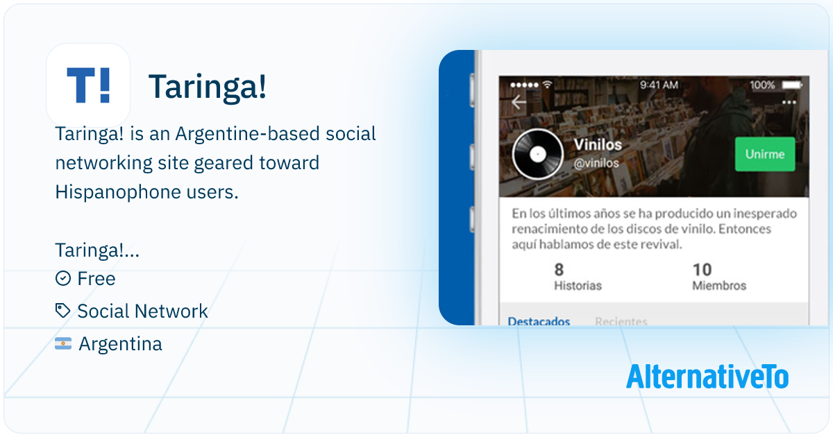 Taringa!: It's a social media plataform similar to Reddit, but from ...