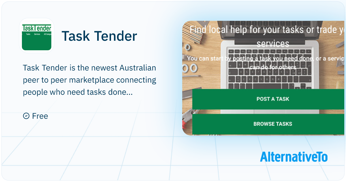 Task Tender: You can post any task you need done free or advertise your ...