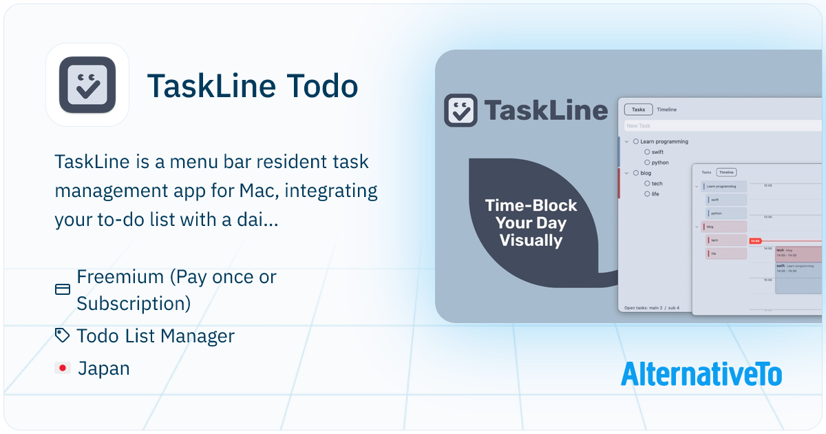 TaskLine Todo: Visualize your tasks on a timeline. | AlternativeTo