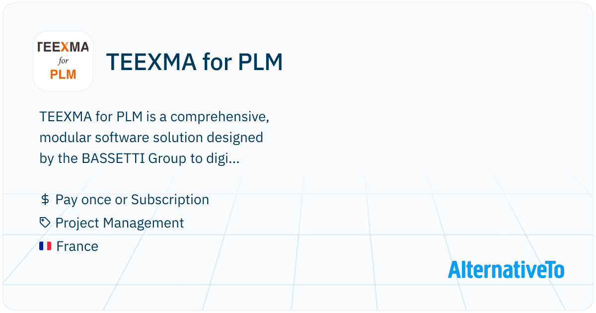 TEEXMA for PLM : A highly customizable, no-code PLM platform that ...