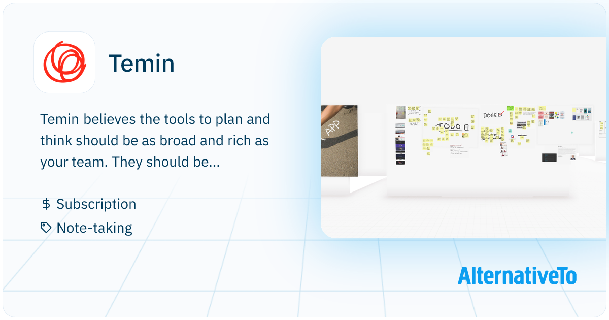 Temin: Create, collaborate and think using sticky notes, images and ...