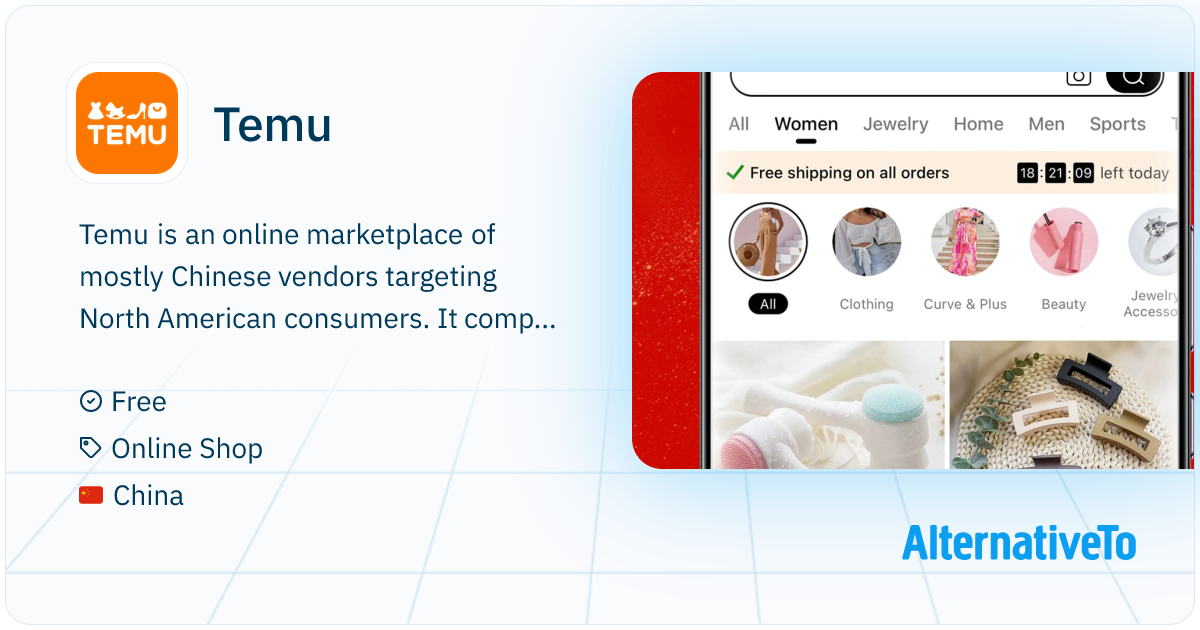 Temu: Marketplace of Chinese vendors for North Americans, wide product ...