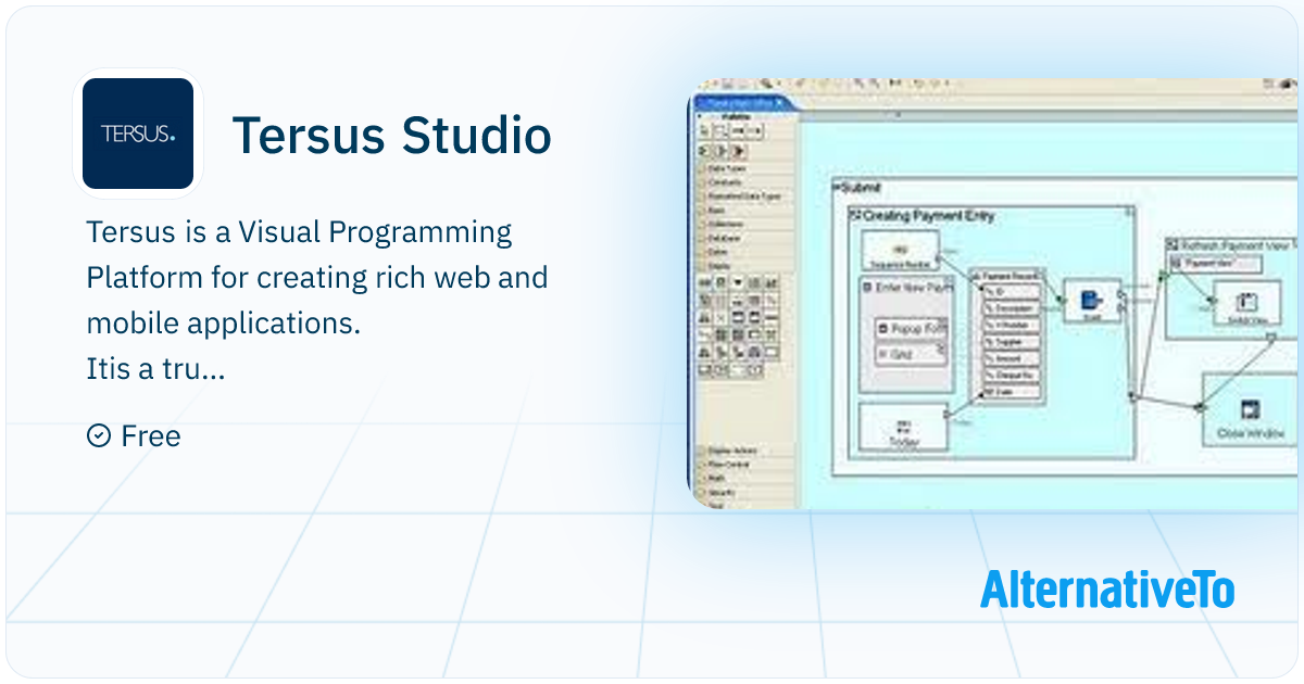 Tersus Studio: Tersus is a Visual Programming Platform for | AlternativeTo