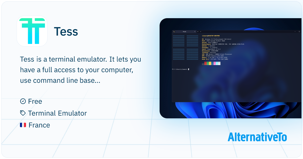 Tess: Hackable, simple, rapid and beautiful terminal for the new era of ...