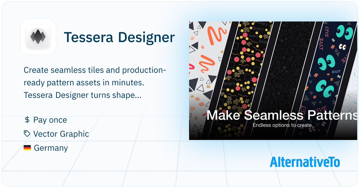 Tessera Designer: Create seamless tiles and production-ready pattern ...
