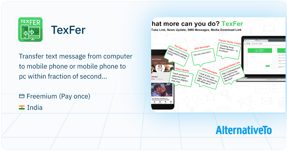 TexFer: Quickly Transfer Important Texts/ Long URLs between Mobile ...