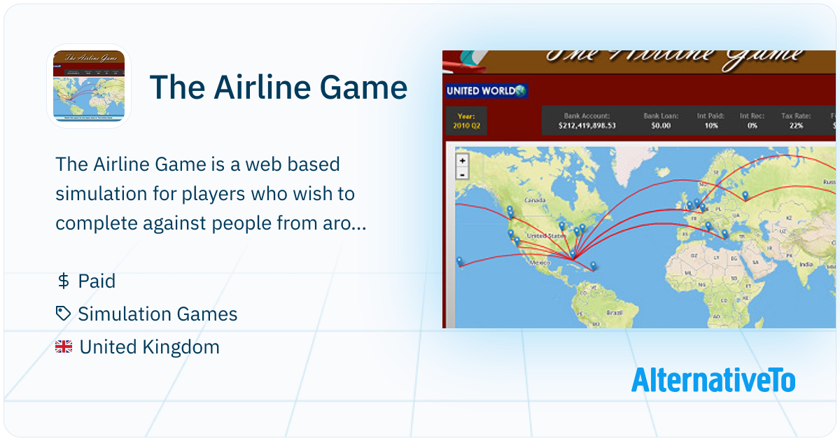 The Airline Game: Web-based, competitive, airline simulation ...