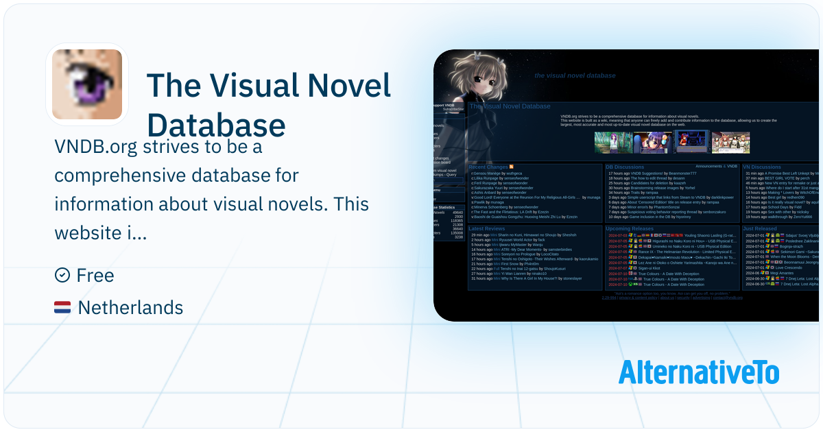 The Visual Novel Database: VNDB.org strives to be a comprehensive ...