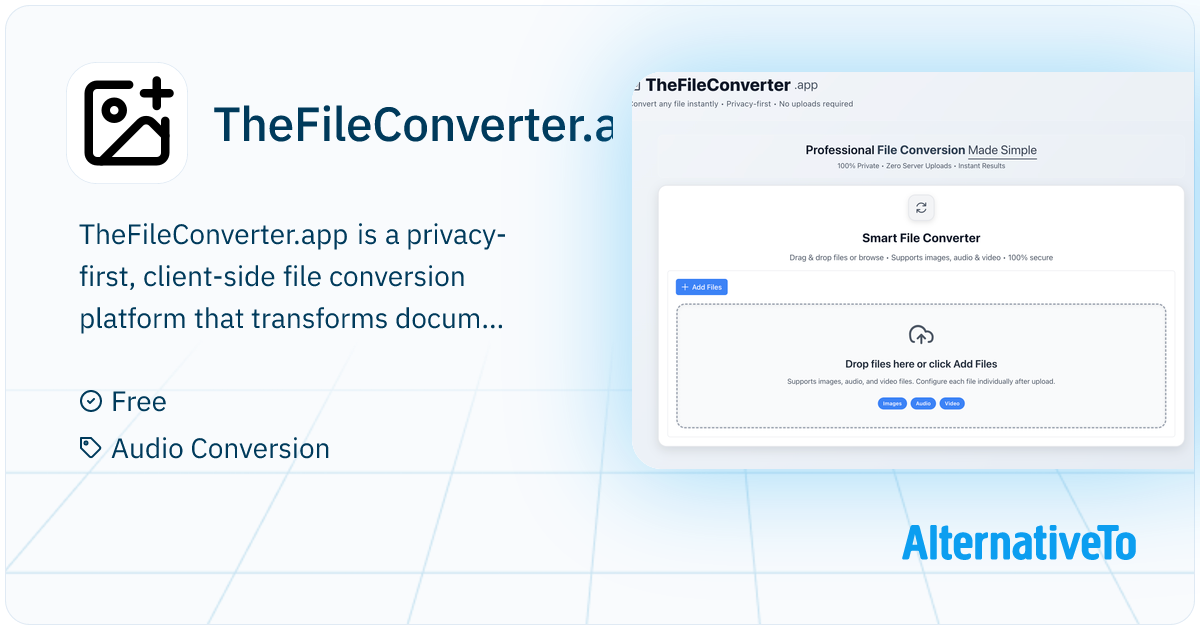 TheFileConverter.app: - A fast, browser-based file conversion tool that ...