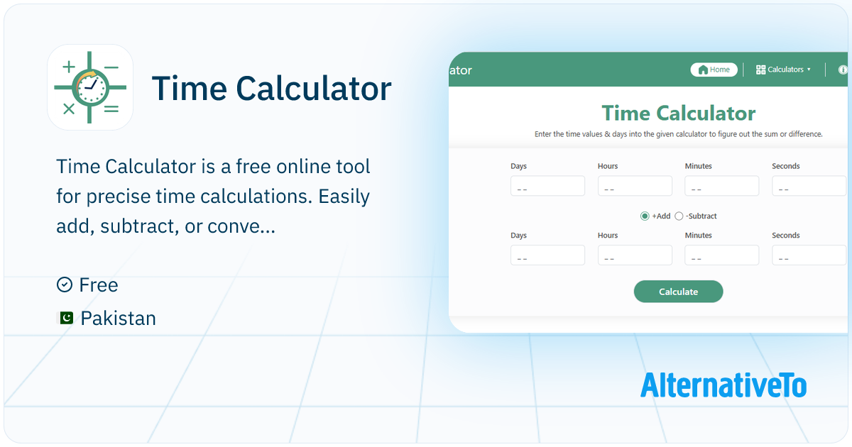 Time Calculator: Free online tool for precise time calculations ...