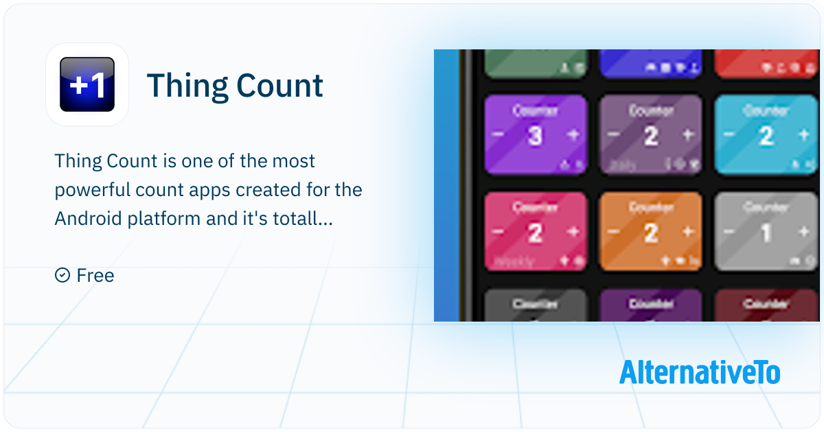 Thing Count: Feature rich free counter app for Android with widgets ...