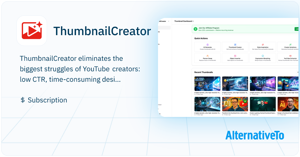 ThumbnailCreator: The Fastest Way to Create High-Converting YouTube ...