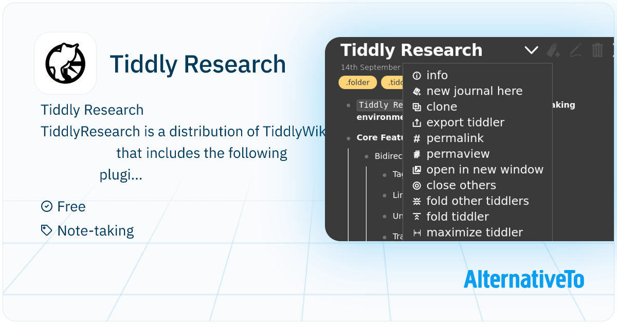 Tiddly Research: Local and Anki-compatible note-taking tool based on ...