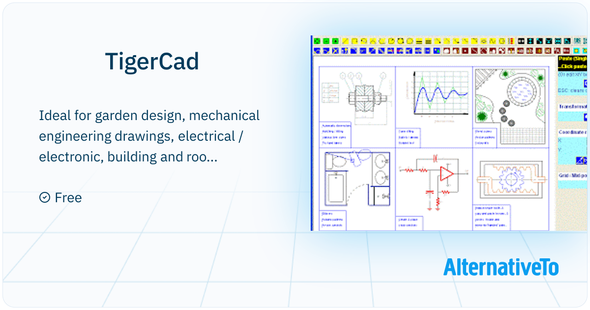 TigerCad: A completely free, simple technical drawing software (CAD ...