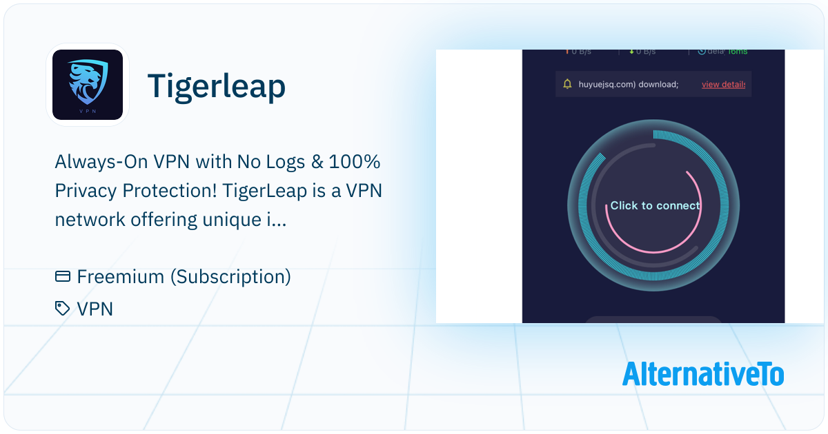 Tigerleap : TigerLeap (VPN): Easy to use with one-tap connection ...