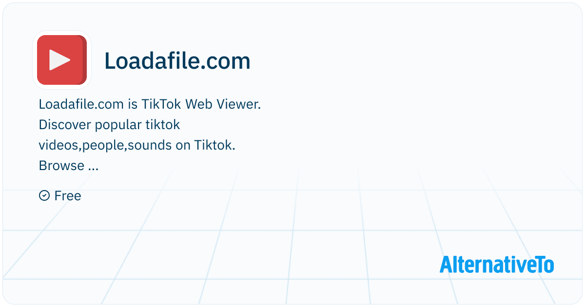 Loadafile.com: Is TikTok Web Viewer. Discover popular tiktok videos ...