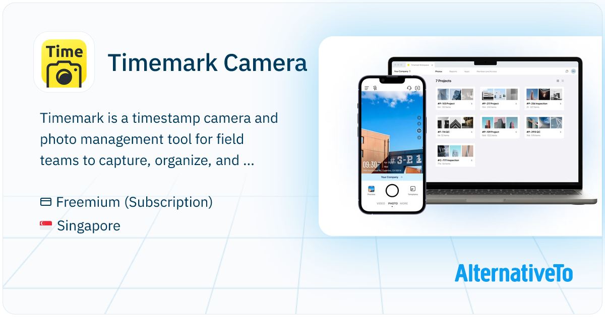 Timemark Camera: Timemark is a timestamp camera and photo management ...