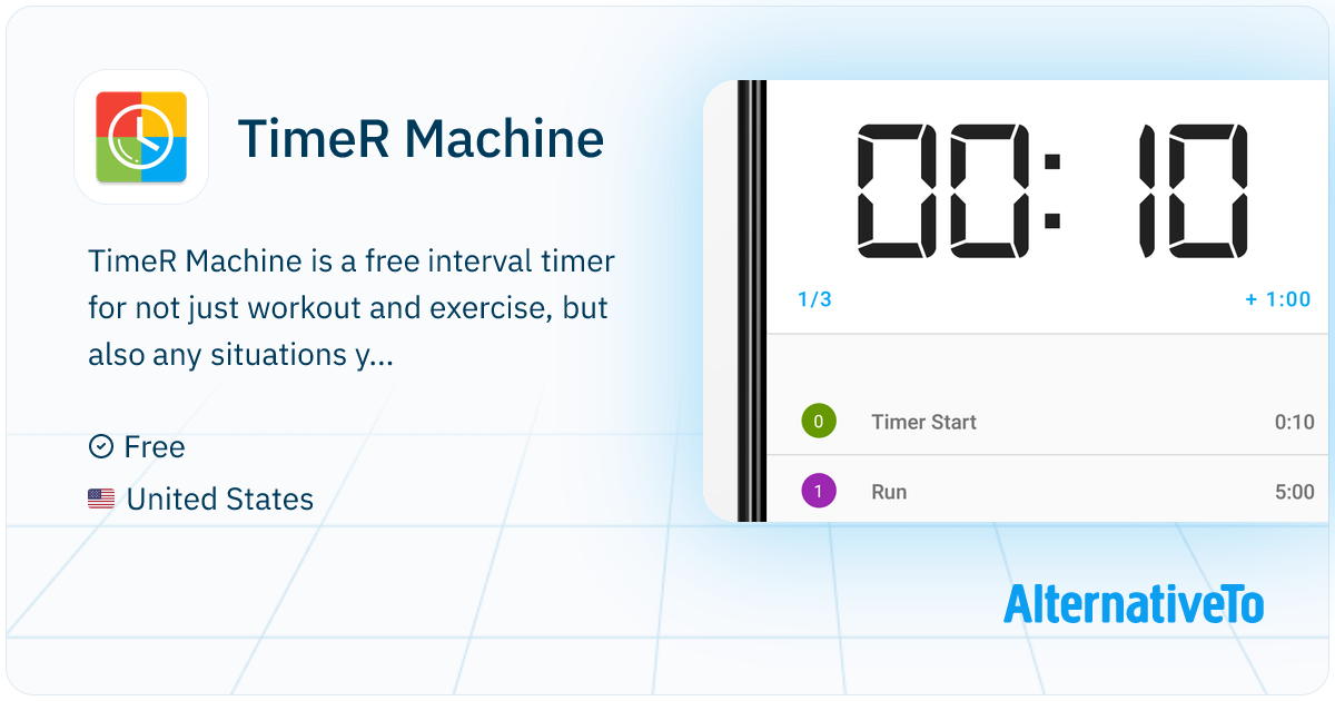 TimeR Machine: A highly customizable interval timer app for Android ...