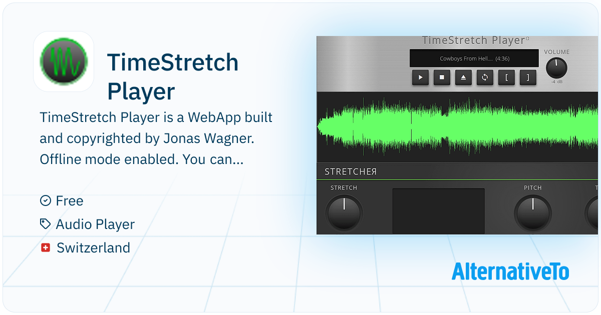 TimeStretch Player: Free online audio player that allows you to loop ...